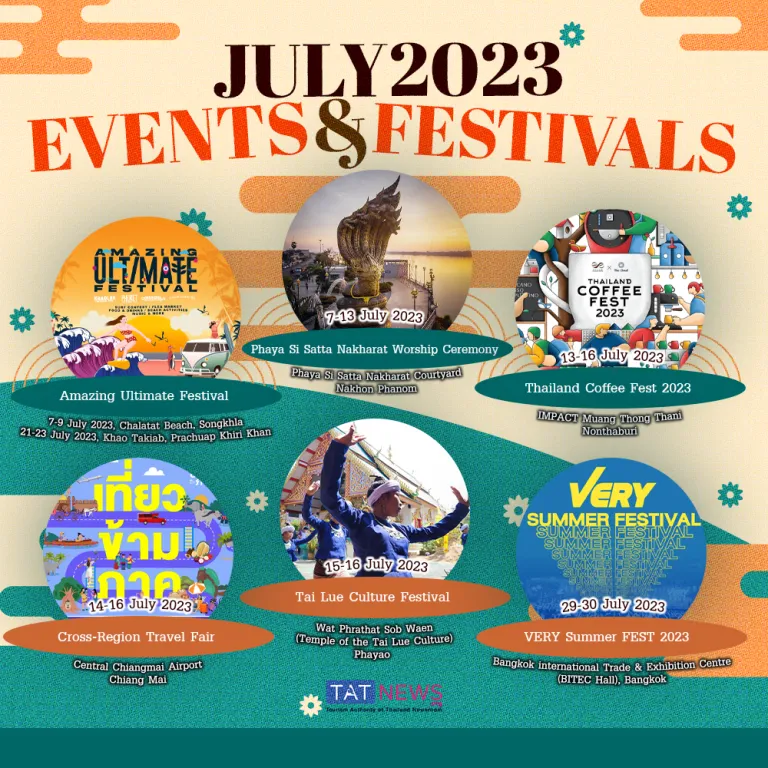 July 2023 is packed full of amazing festivals and events around Thailand